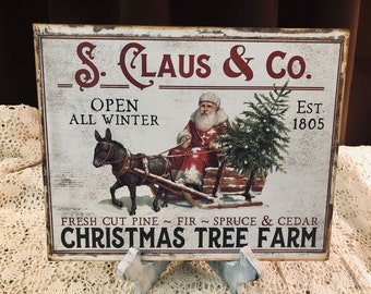 Tree Farm Sign | Etsy