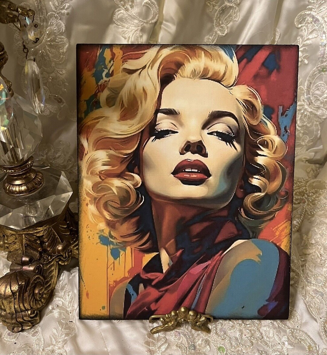 Marilyn Monroe, Handcrafted Plaque / Sign #3 - Etsy