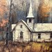 Church Chapel, Primitive Folk Art, Handcrafted Plaque / Sign #12 - Etsy