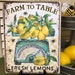 LEMONS, Farm to Table, Bees, Vintage Scale, Farmhouse Style ...