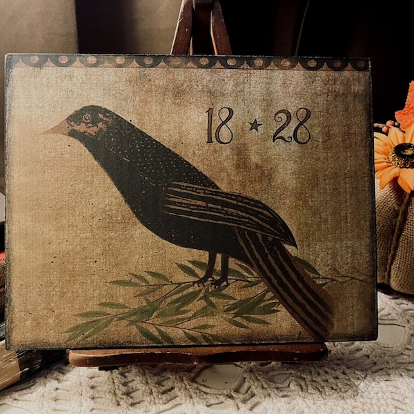 Primitive Crow - Etsy