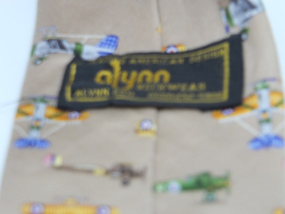 Vintage Alynn Neckwear - Vintage US WarPlanes - colo… - Gem