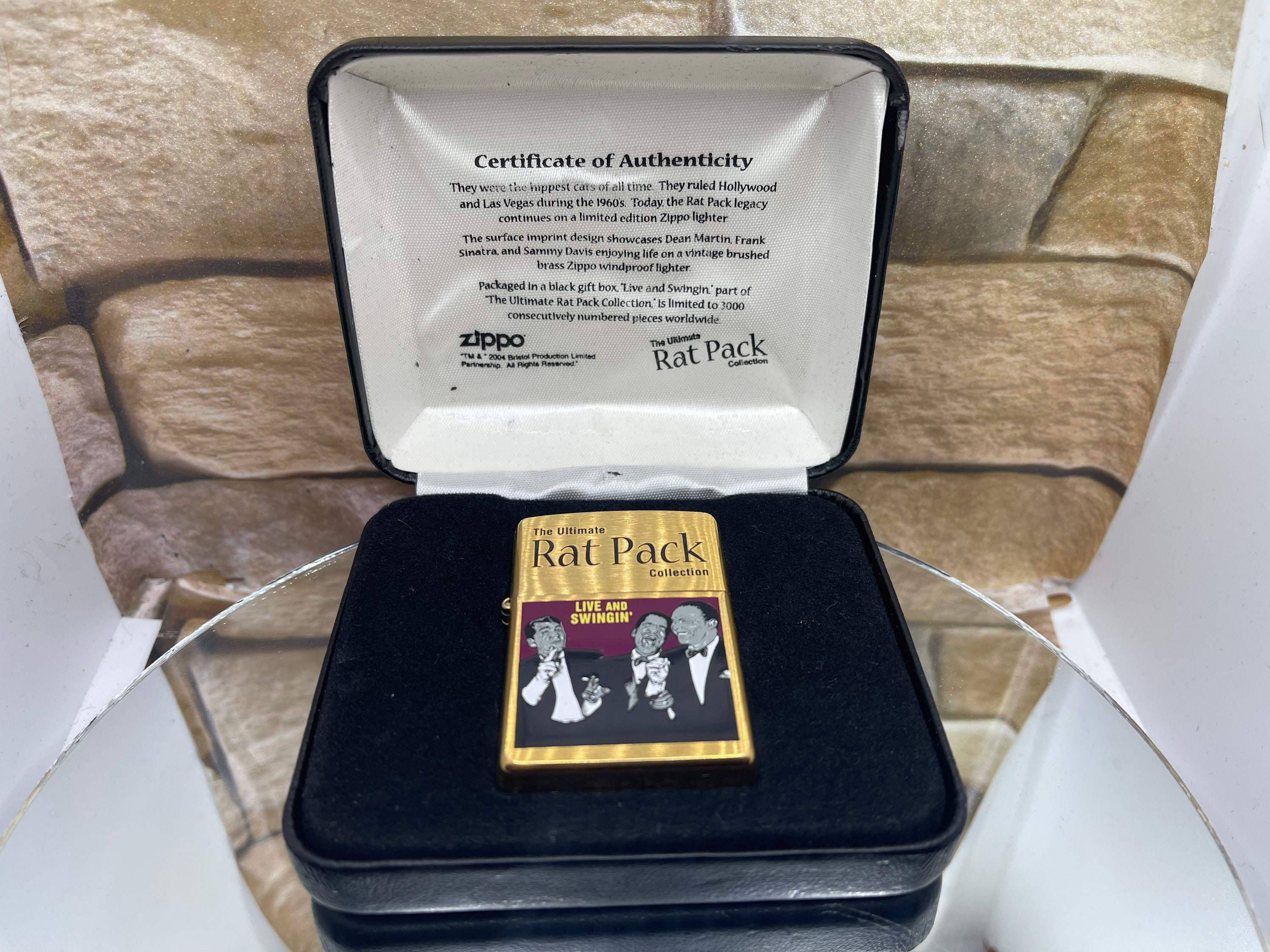 Zippo Ultimate Solid Brass RAT PACK Collection 688 of 3000 - Etsy