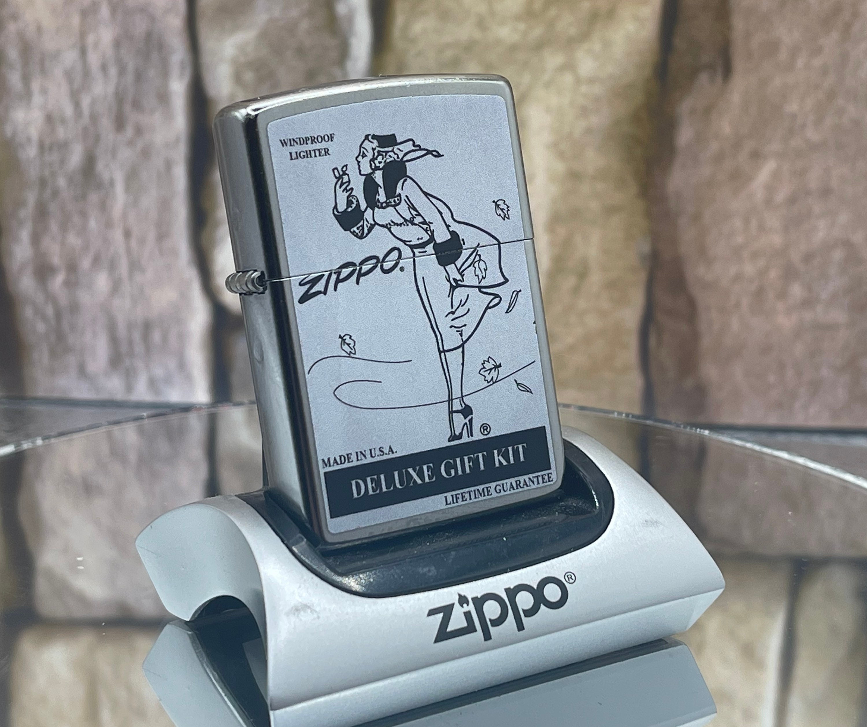 Zippo Windy Girl Deluxe Gift Kit Windproof Lighter New Unfired - Etsy