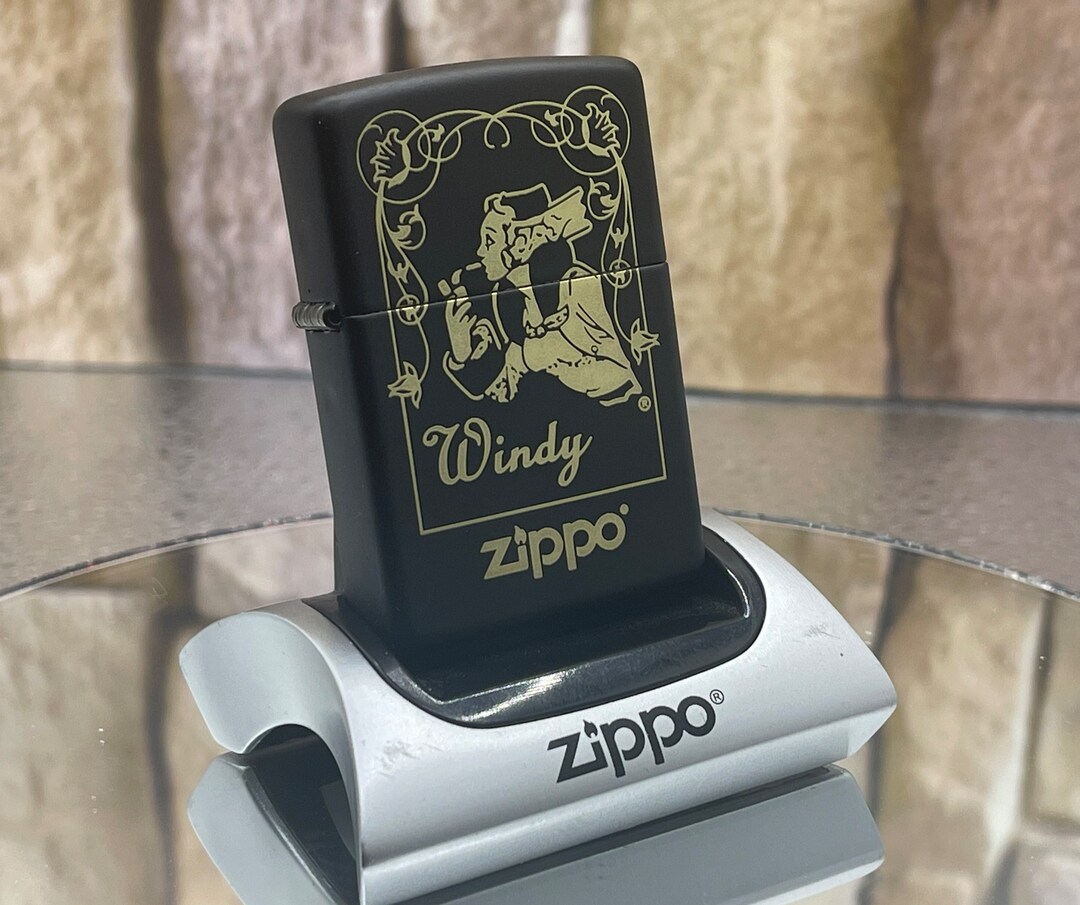 Zippo Windy Girl in Window New Mint in Original Box - Etsy