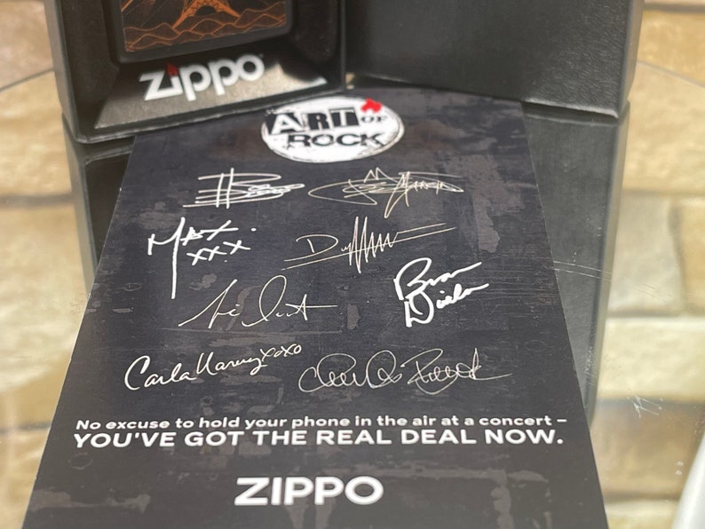 Zippo Art of Rock Aric Improta Limited Edition 1 of 500 New in Box - Etsy