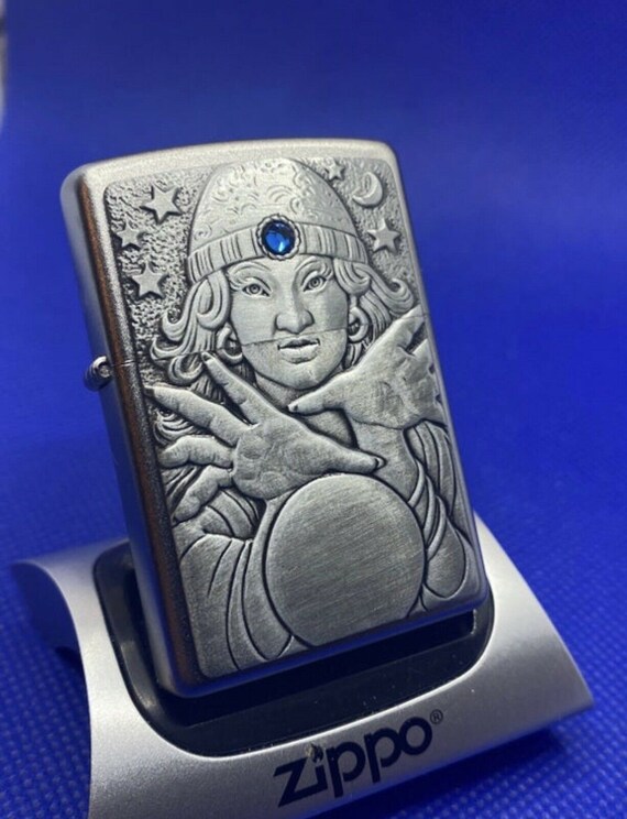 Vintage Zippo Gypsy Fortune Teller With Swarovski Crystal New - Etsy