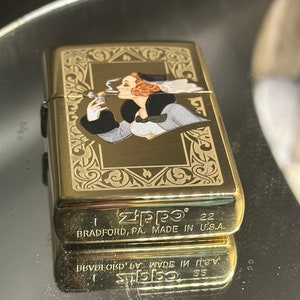 Zippo Windy Girl Solid Brass Beautiful Colors New in Box Limited Edition - Etsy