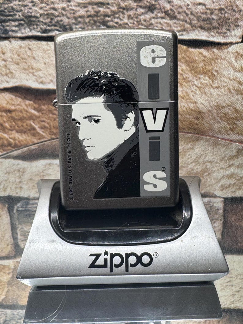 Zippo Elvis Presley Monochrome Collectors Lighter New & Unfired - Etsy