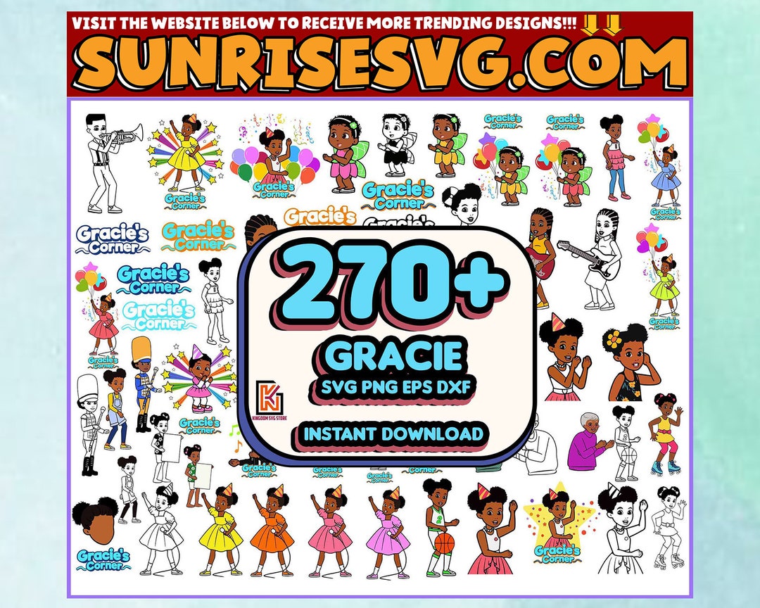Gracies Corner Png Bundle Gracie Corner and Friends Png - Etsy
