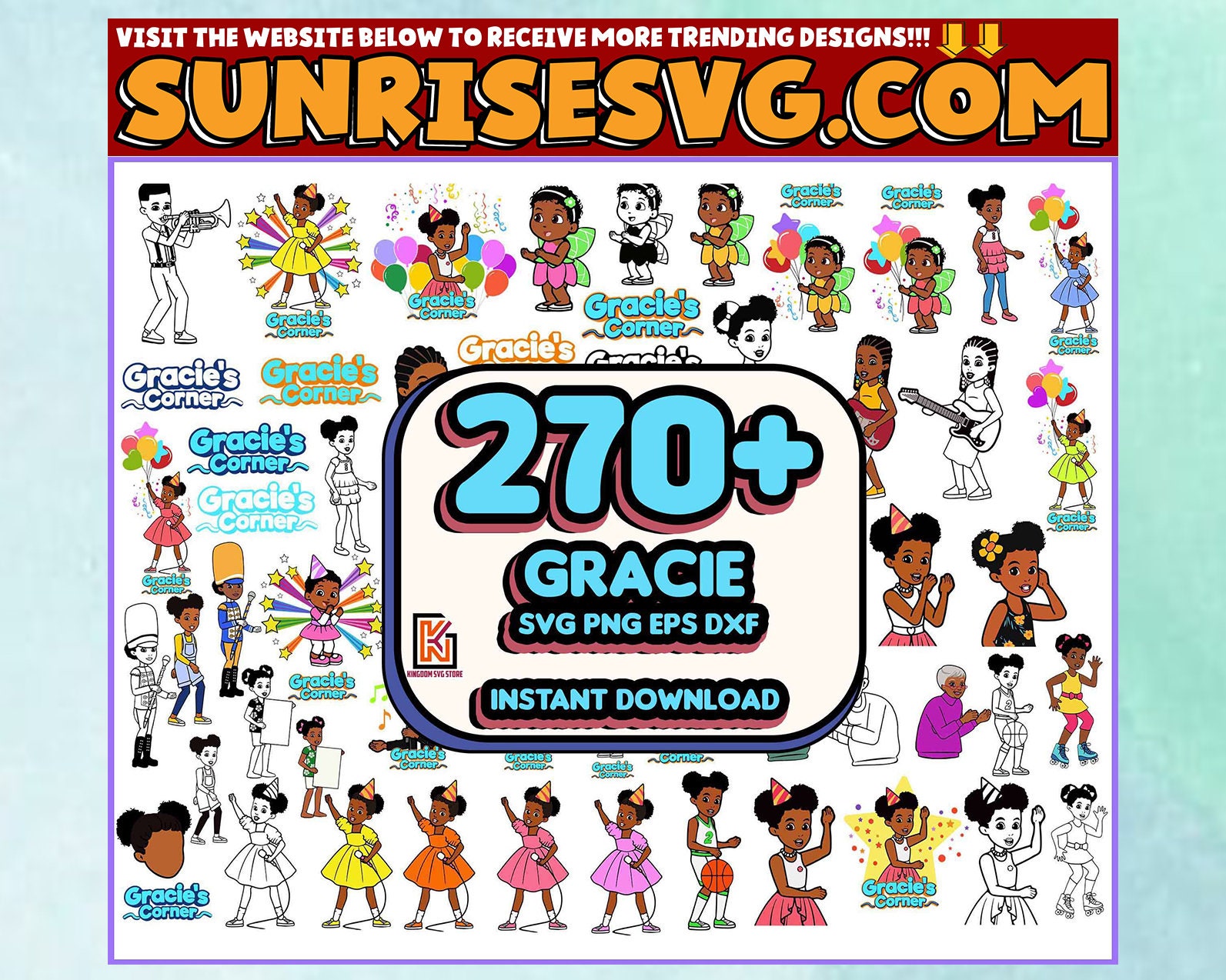 Gracies Corner Png Bundle Gracie Corner and Friends Png - Etsy