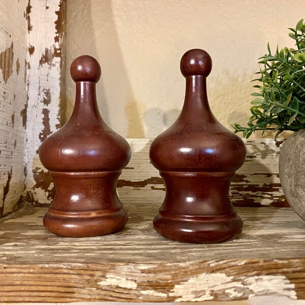 Wooden Finials - Etsy