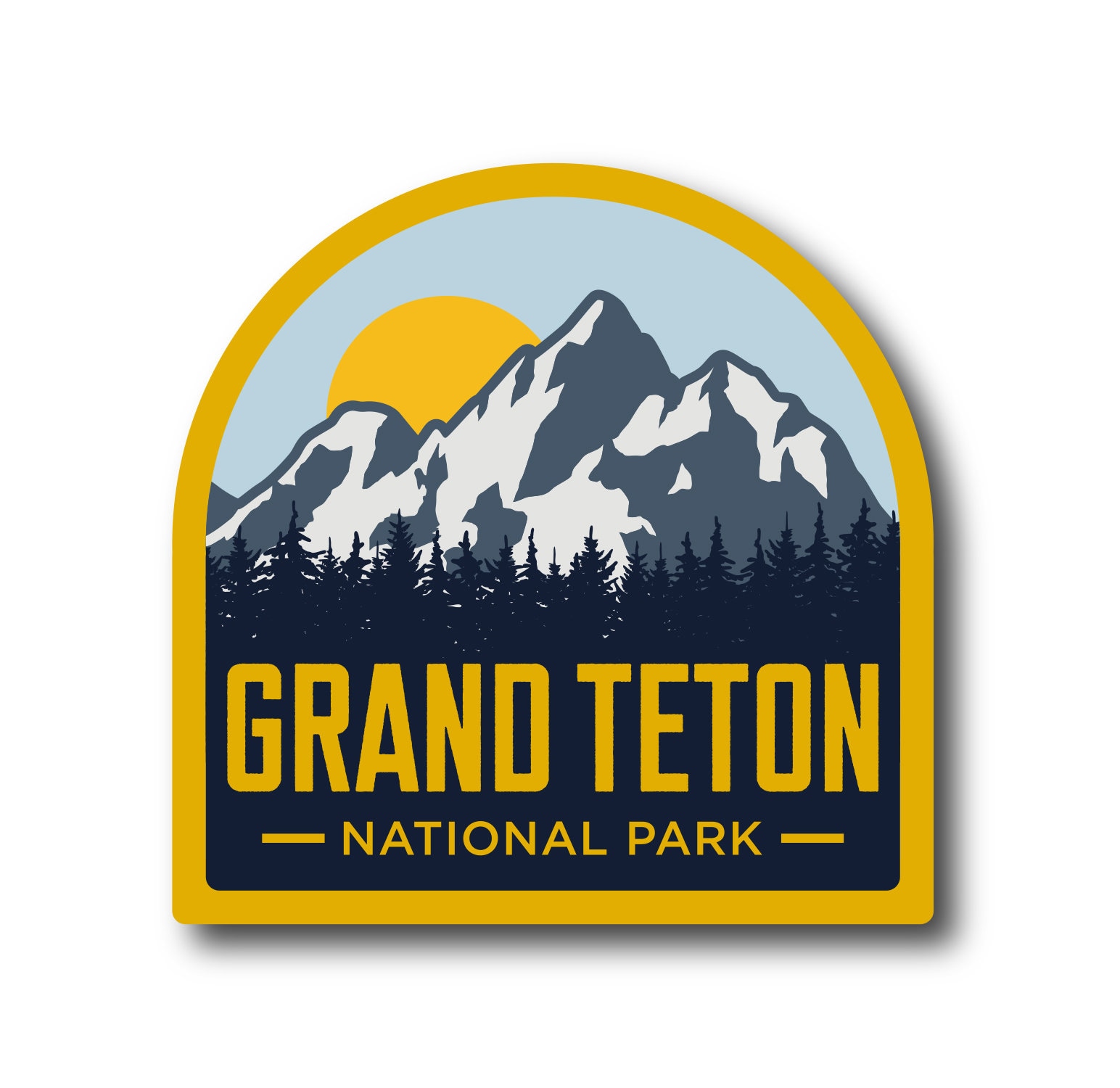 Grand Teton National Park Sticker Wyoming Sticker National - Etsy