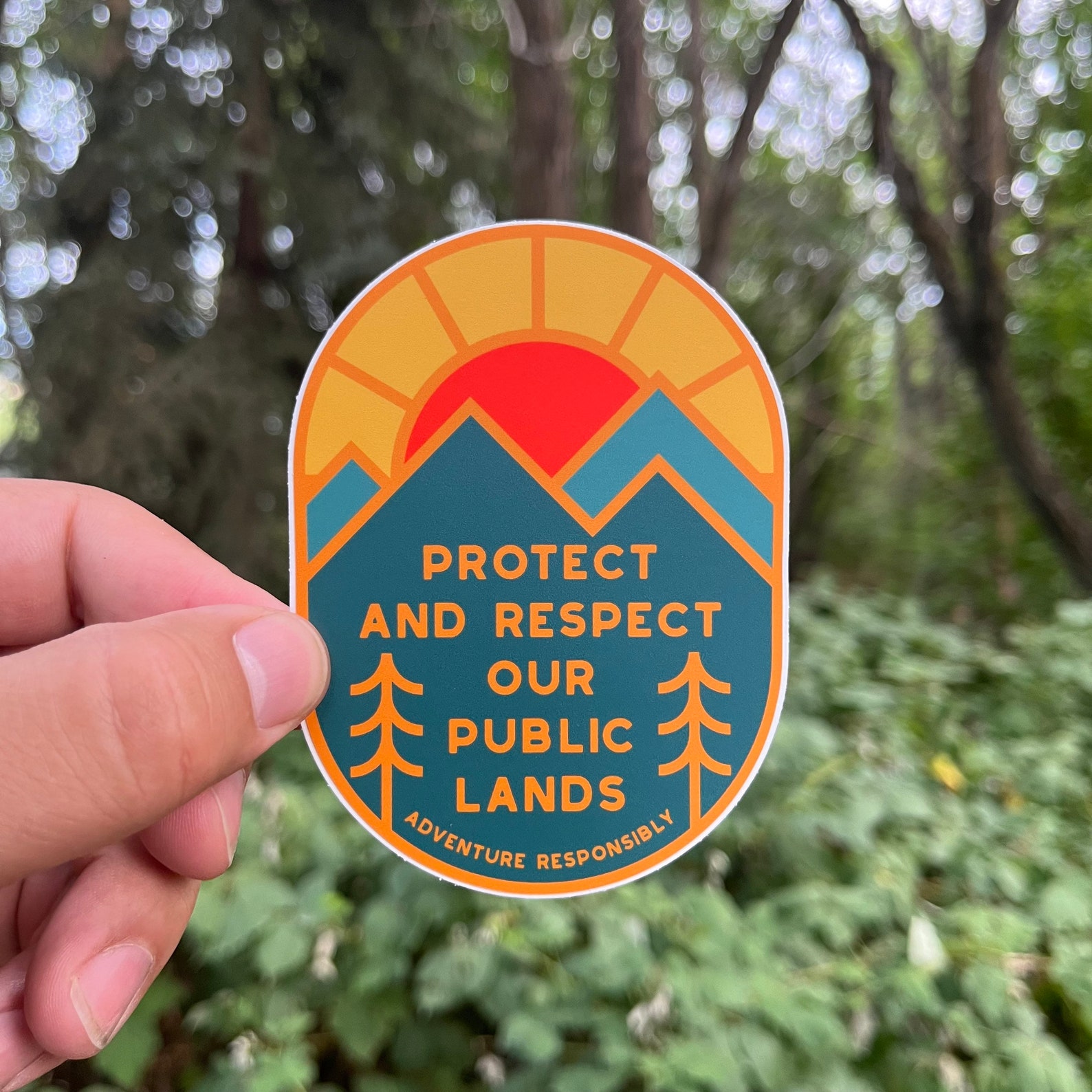 Protect and Respect Our Public Lands Sticker Waterproof - Etsy