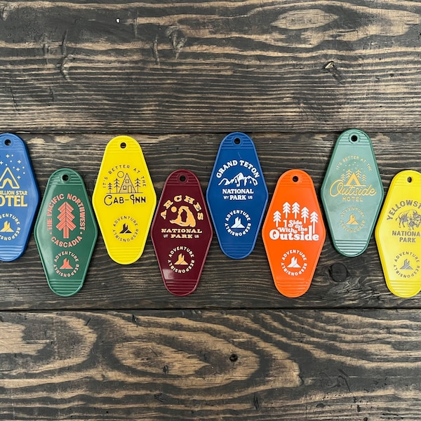 Hotel Keychain - Etsy