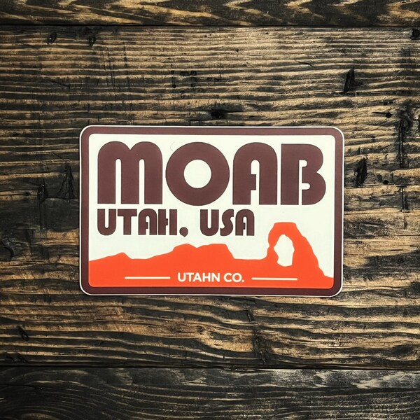 Moab Window Decal - Etsy