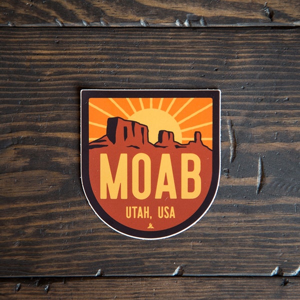 Moab Window Decal - Etsy
