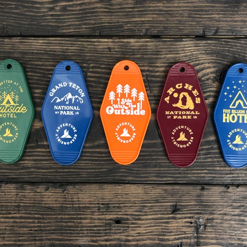 Yosemite National Park Vintage Inspired Motel Hotel Key Tag | Etsy