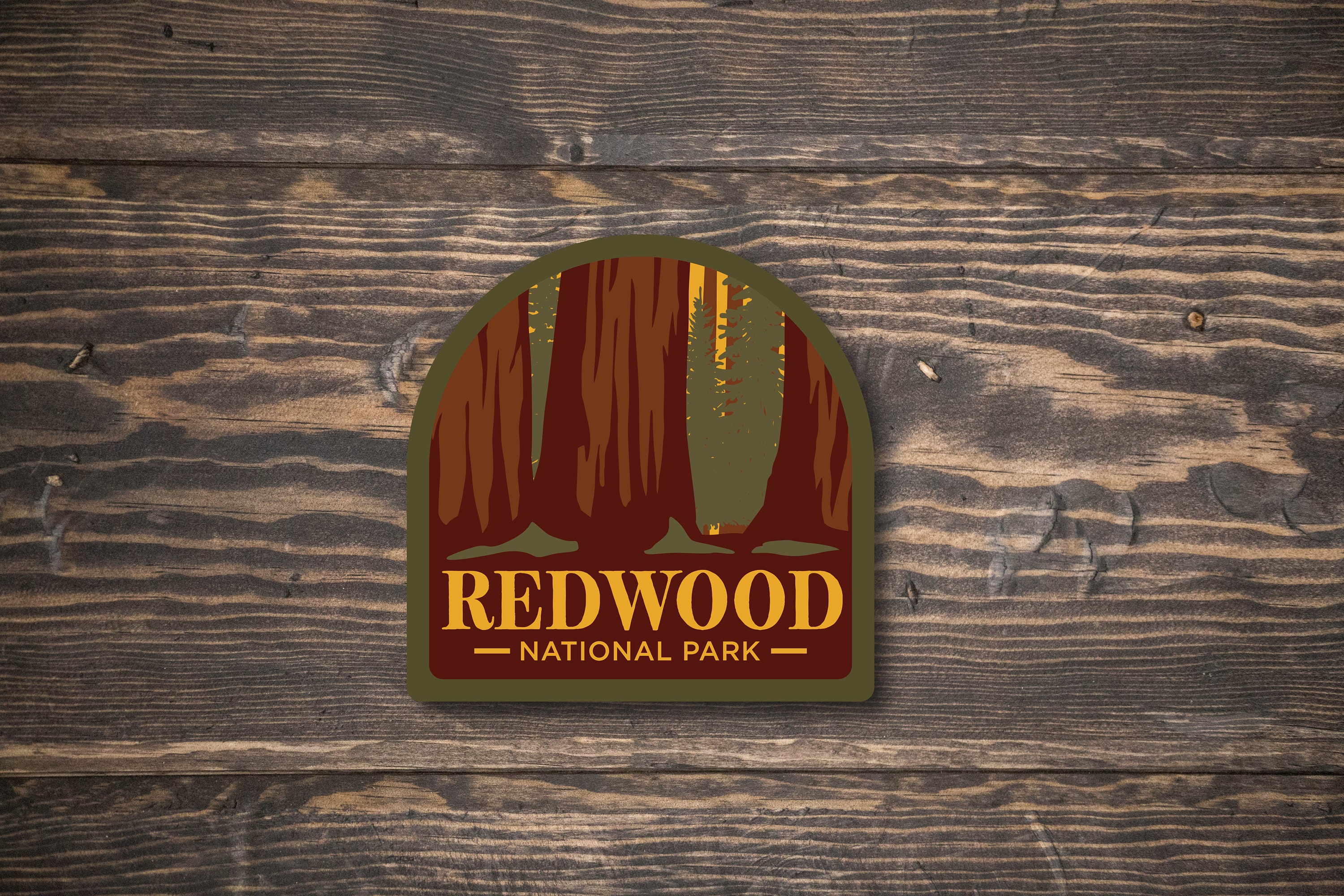 Redwood National Park Sticker Waterproof Vinyl Sticker UV - Etsy