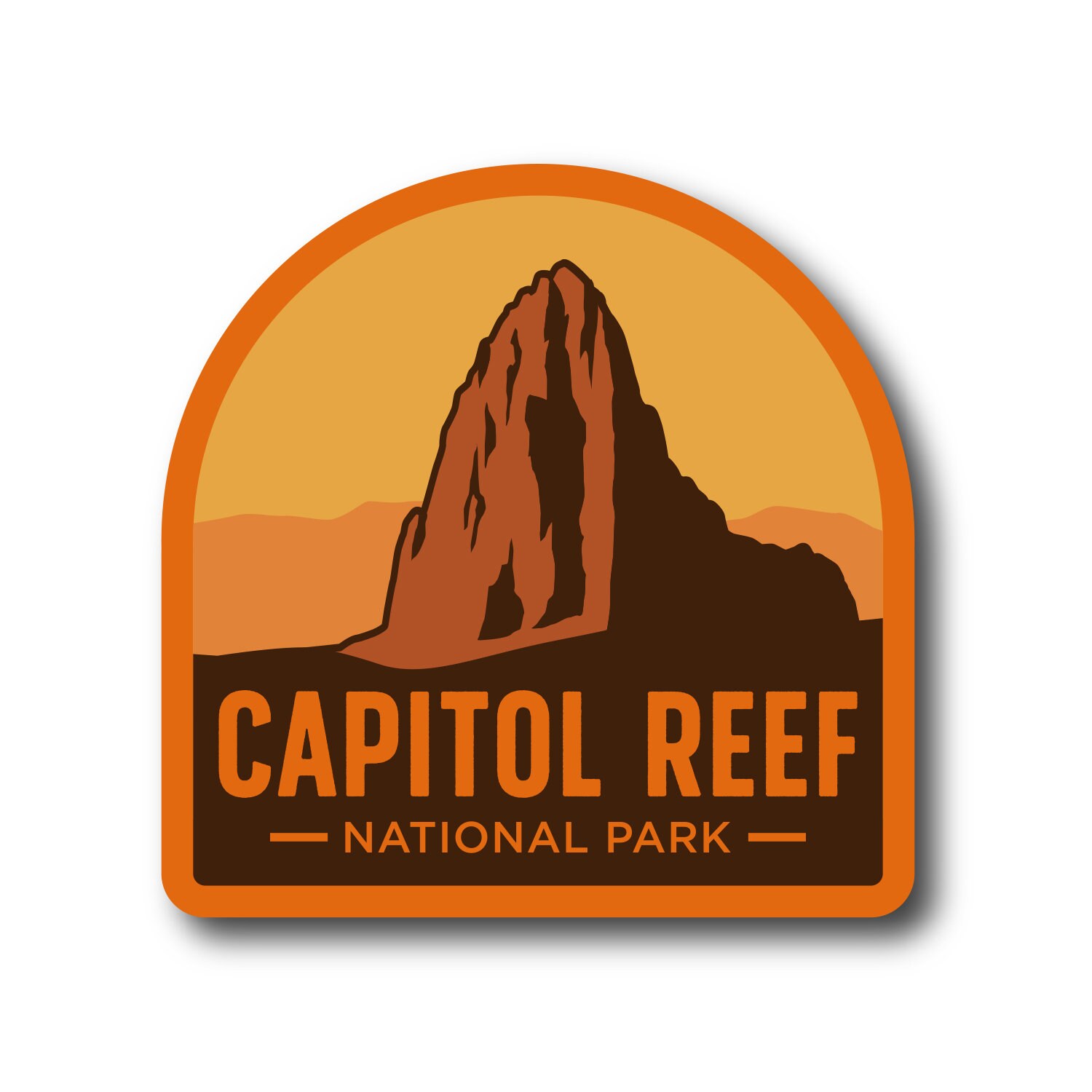 Capitol Reef National Park Sticker Waterproof Vinyl Sticker - Etsy