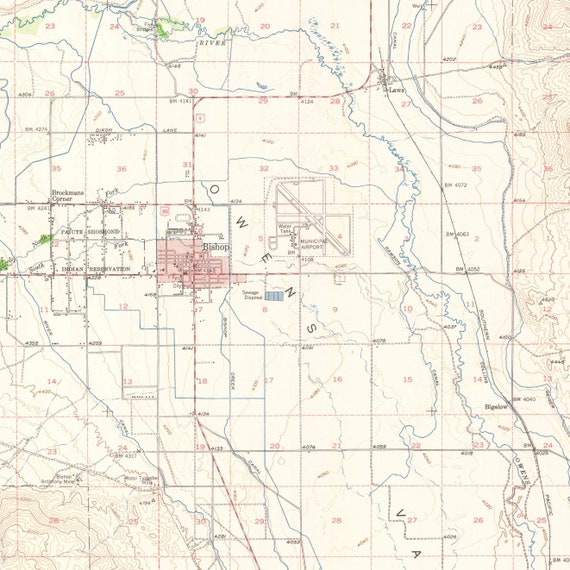 Bishop Ca Map