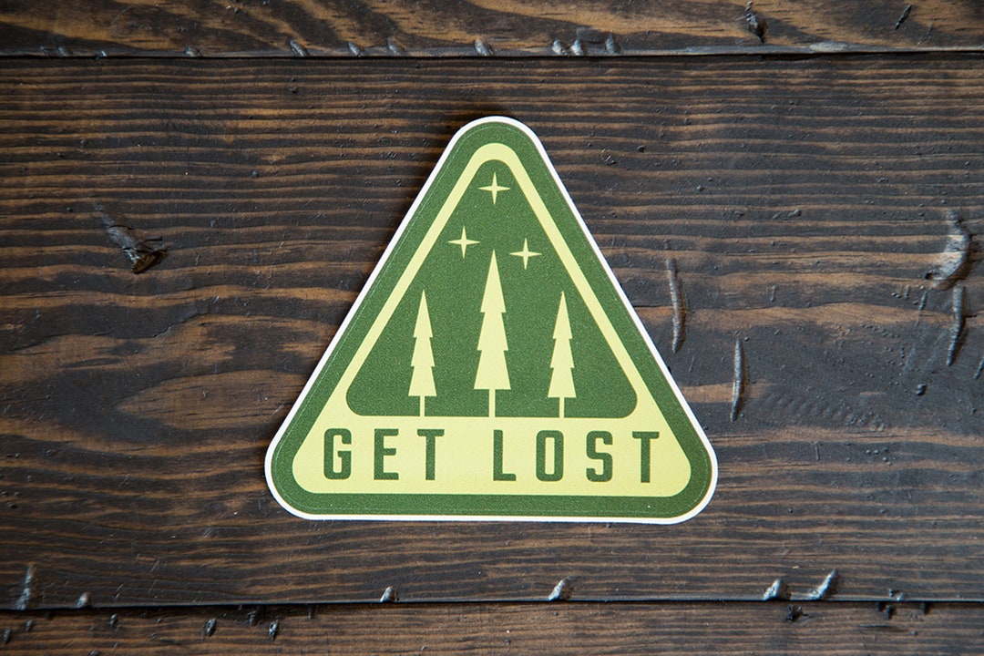 Get Lost Sticker Waterproof Vinyl Sticker UV Resistant Decal Car Window ...