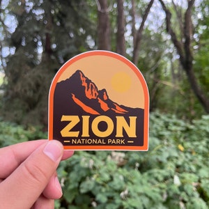 Zion National Park Sticker Zion Watchman Waterproof Vinyl Sticker UV ...