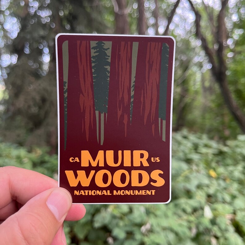 Muir Woods National Monument Sticker Waterproof Vinyl - Etsy