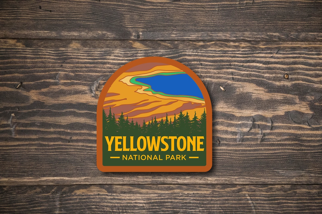Yellowstone National Park Sticker Waterproof Vinyl Sticker UV Resistant ...