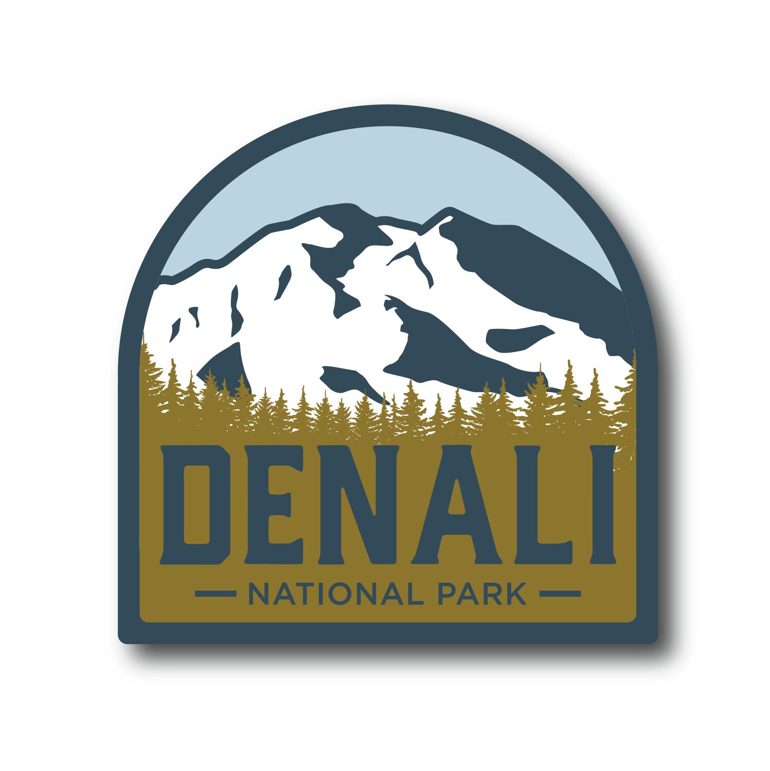 Denali Sticker National Park Sticker Waterproof Vinyl Sticker - Etsy UK