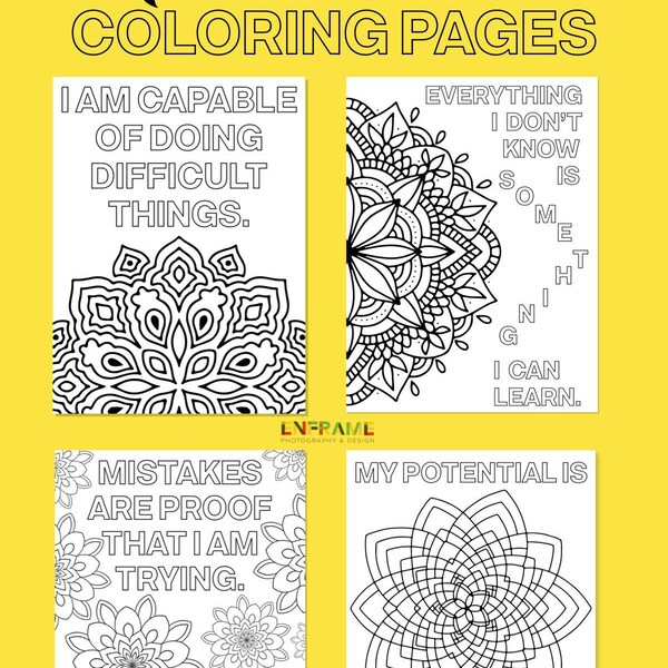 Mandala Coloring Page - Etsy