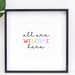 All Are Welcome Printable Classroom Decor, Playroom Decor, School ...