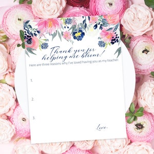 End of Year Teacher Gift Teacher Appreciation Week Thank You Letter for ...