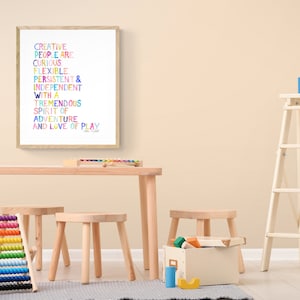 Matisse Poster, Henri Matisse Quote Prints, Typography, Playroom Wall ...