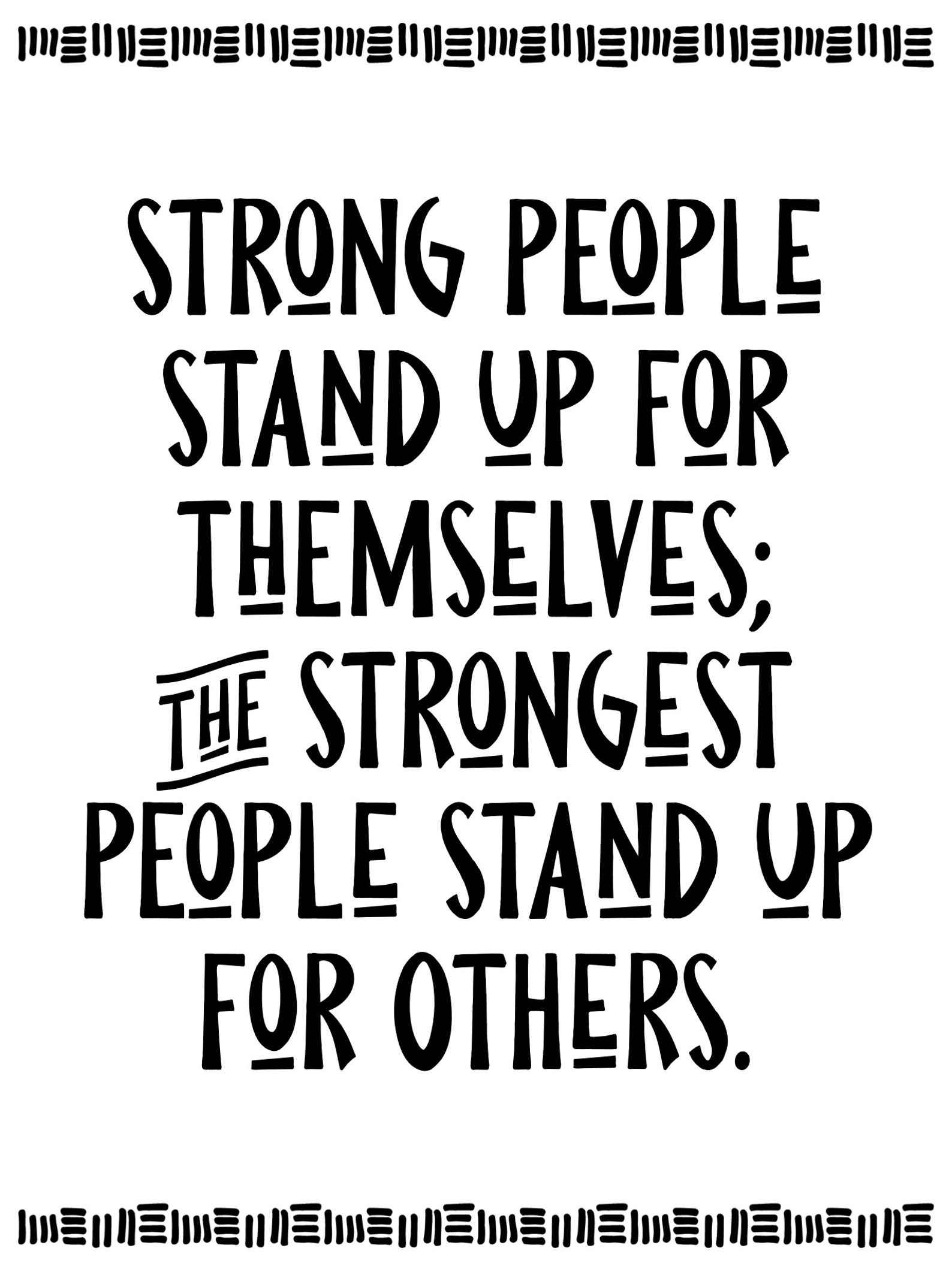 Anti Bullying Printable Poster Classroom Decor Stand up for | Etsy