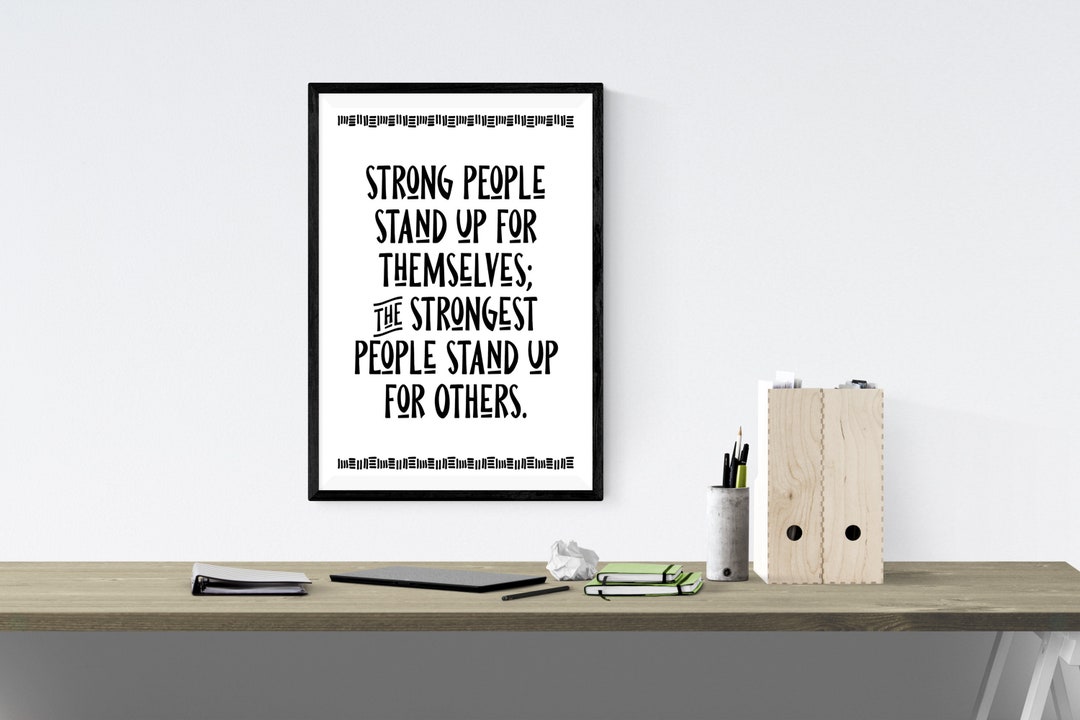 Anti Bullying Printable Poster, Classroom Decor, Stand up for Others ...