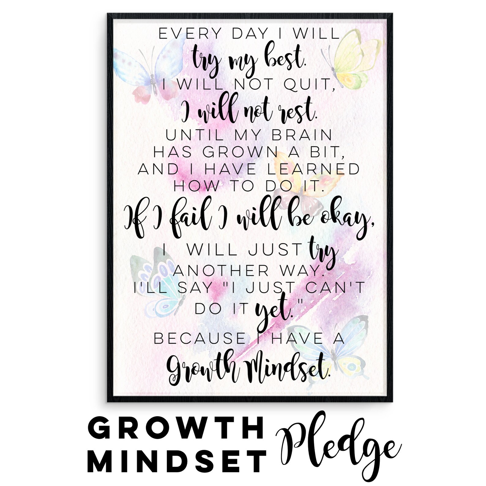 Classroom Decor Growth Mindset Bundle Teacher Notes Growth | Etsy