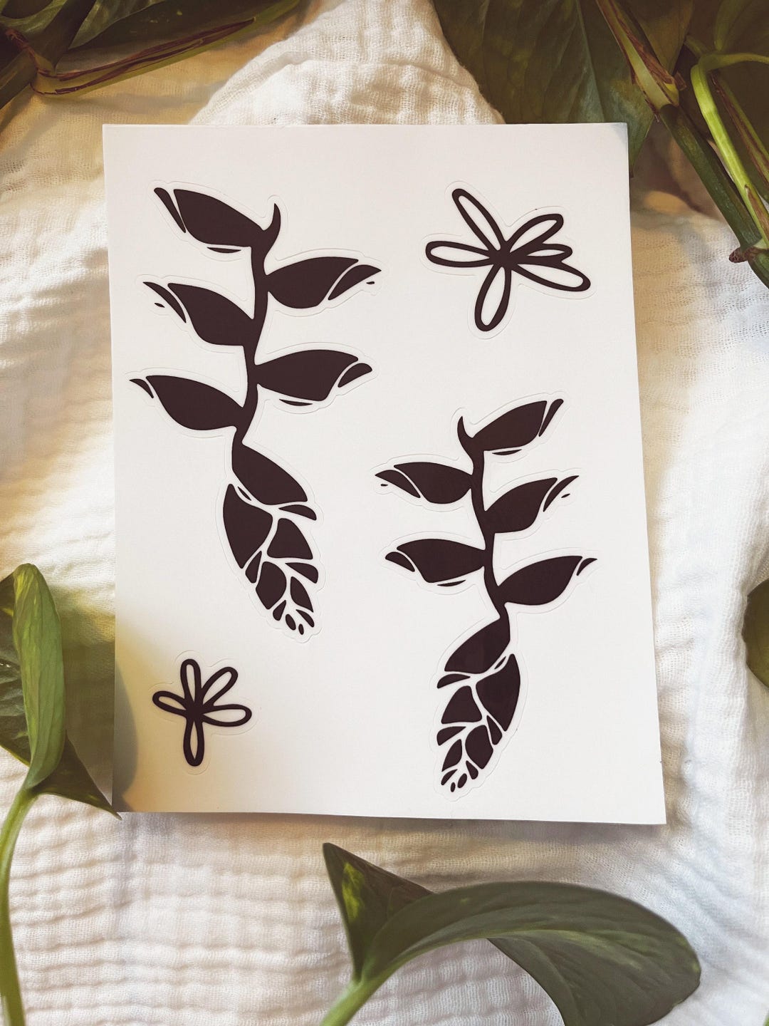 Mini Flower Sticker Sheet | Sticker Pack | Botanical Stickers | Sticker ...