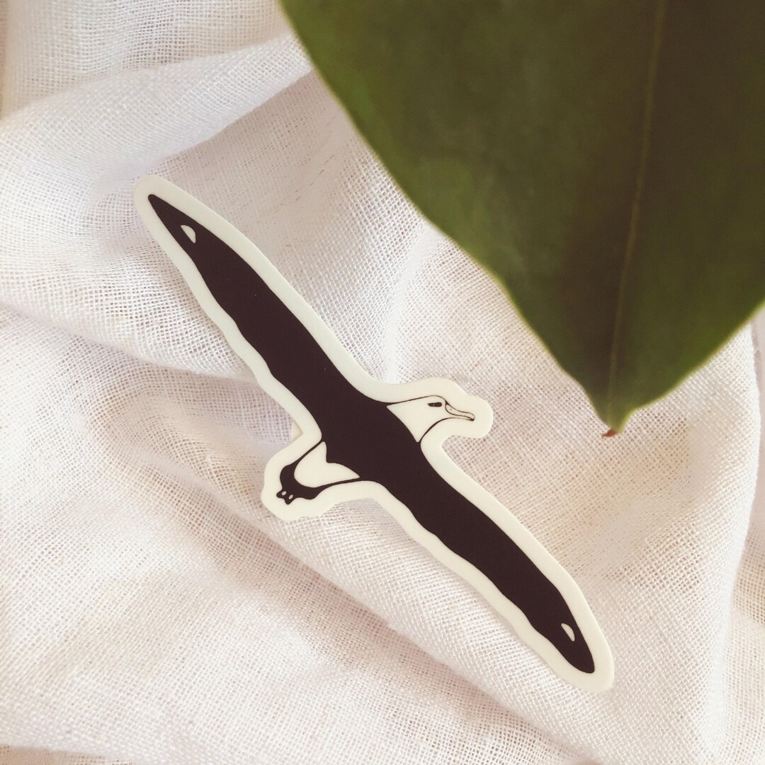 Mini Albatross Bird Waterproof Decal Sticker for Water Bottles, Laptops ...