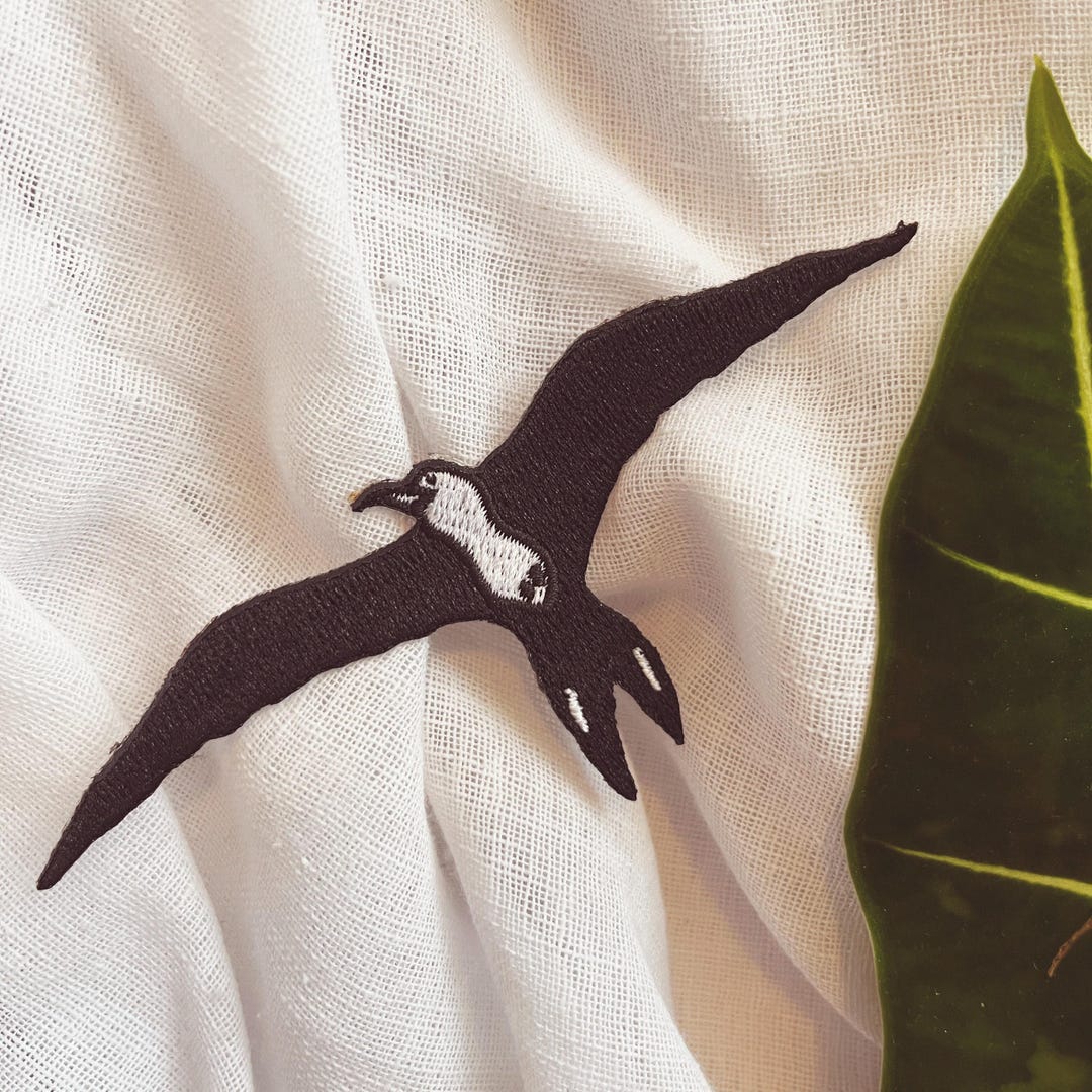 Iwa Bird/ Frigate Bird Patch | Iron on Patches - Etsy