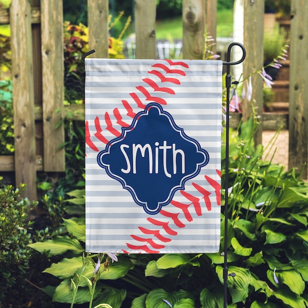Baseball Garden Flag - Etsy