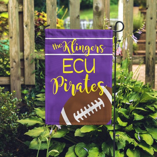 Personalized East Carolina University Garden Flag Collegiate - Etsy