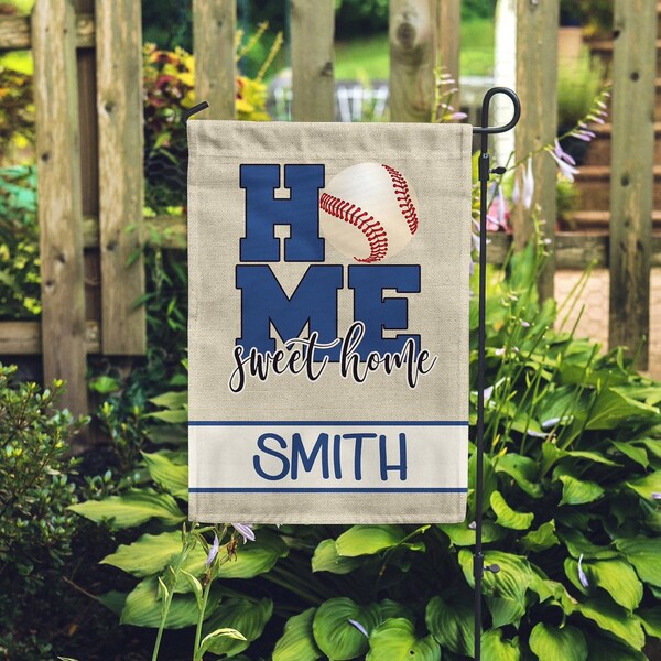 Baseball Garden Flag - Etsy