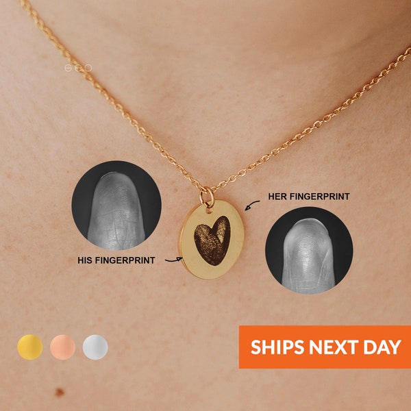 Shop Fingerprint Necklace - Etsy