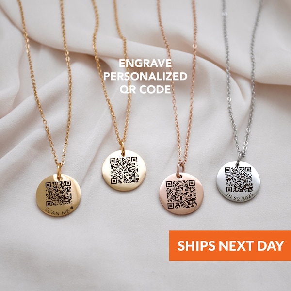 Qr Code Jewelry - Etsy