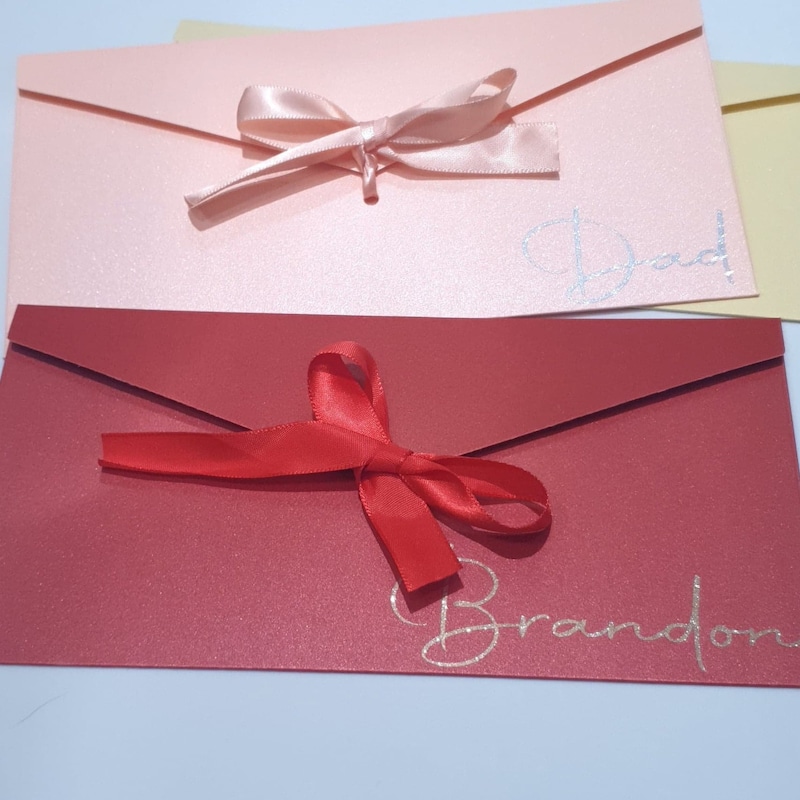 Red Custom Envelope - Etsy UK