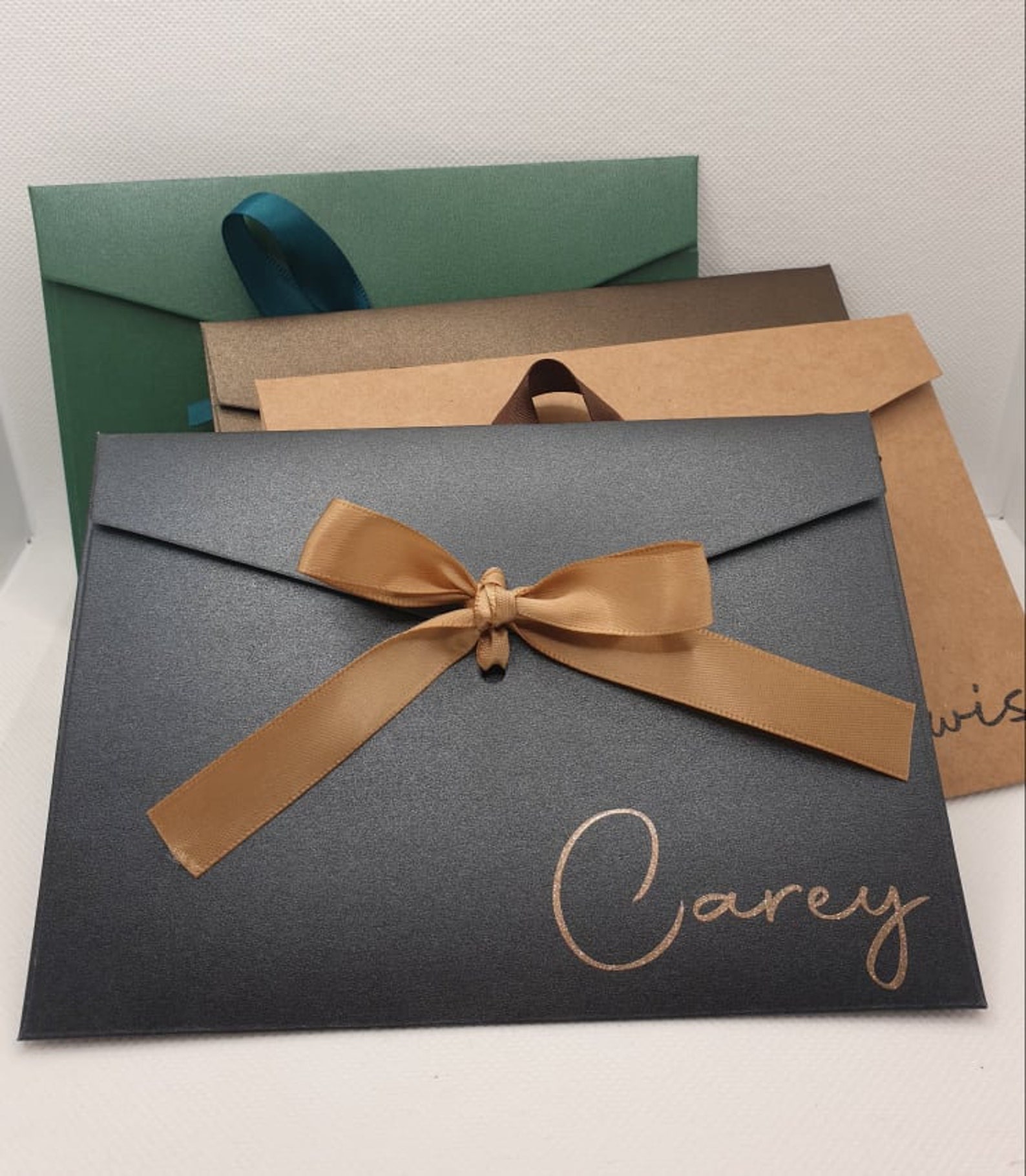 Luxury Personalised Gift Envelope With Gemstone Name Voucher - Etsy