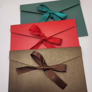 Luxury Personalised Gift Envelope, Money Wallet, Voucher 17.5 X 12.2cm ...