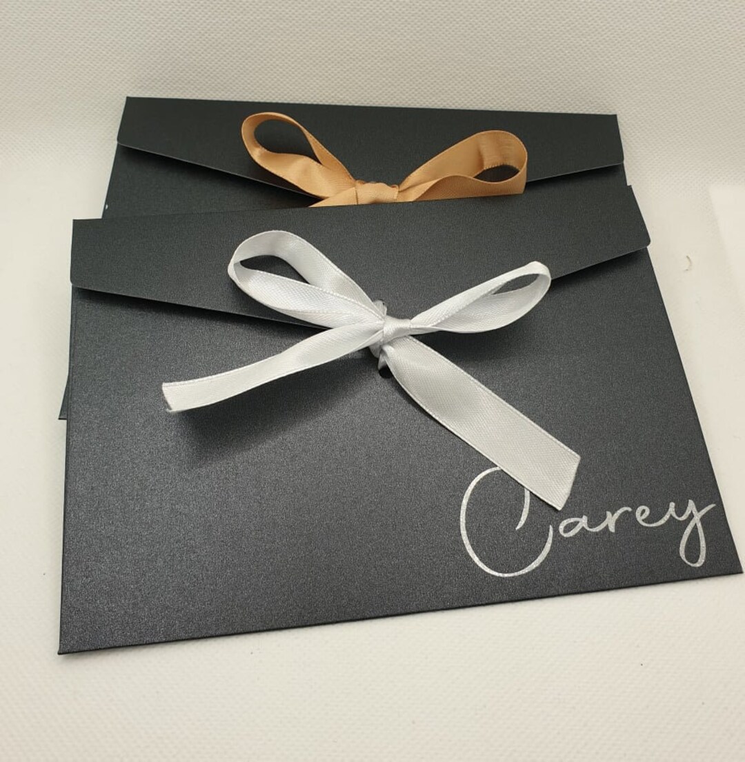 Luxury Personalised Money Envelope With Gemstone Name, Voucher 17.5 X ...