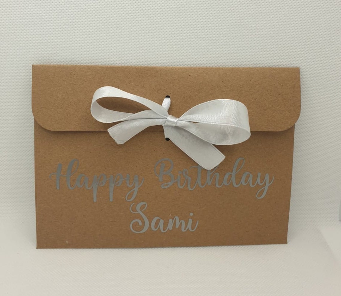 Personalised Happy Birthday Envelope With Personalised Name - Etsy